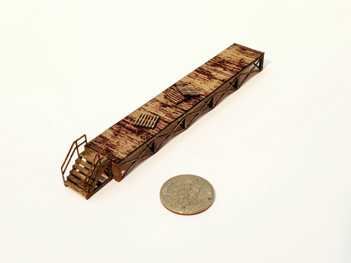 N 3153 - N Scale Wood Loading Dock – ITLA Scale Models Inc.