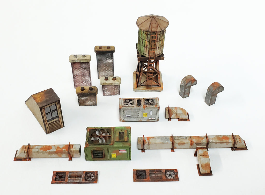 HO4154 Roof Top Detail Kit – ITLA Scale Models Inc.