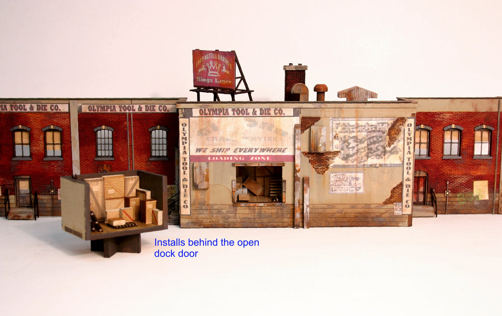 O scale Loading Dock Interior – ITLA Scale Models Inc.